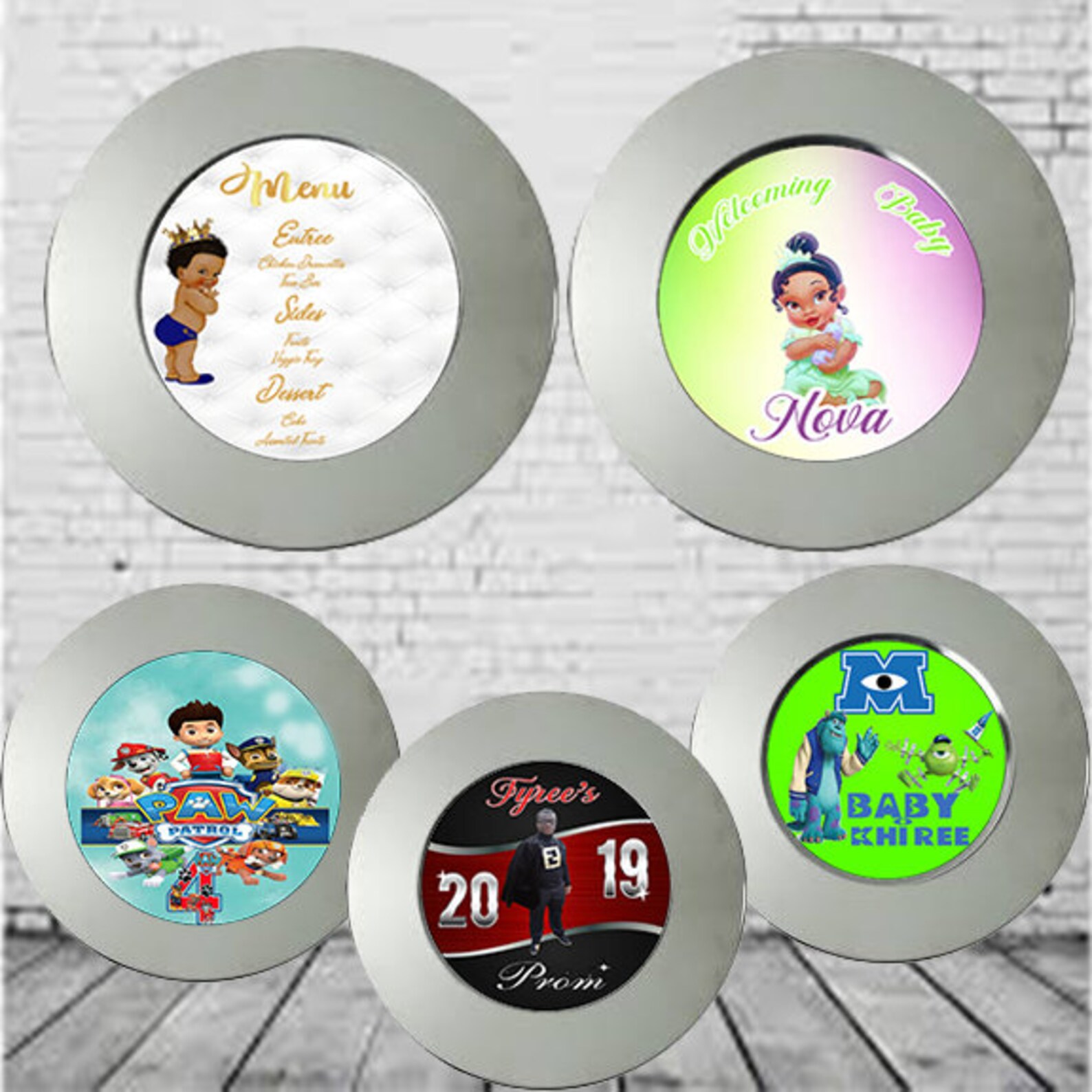 Digital Charger Insert Template - Etsy