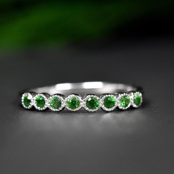 Tsavorite Ring - Etsy