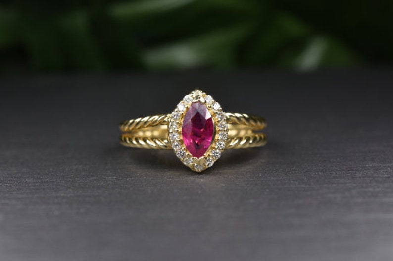 NATURAL RUBY Pendant in 14kt Gold, Ready to Ship Gift, Jewelry Gift ...