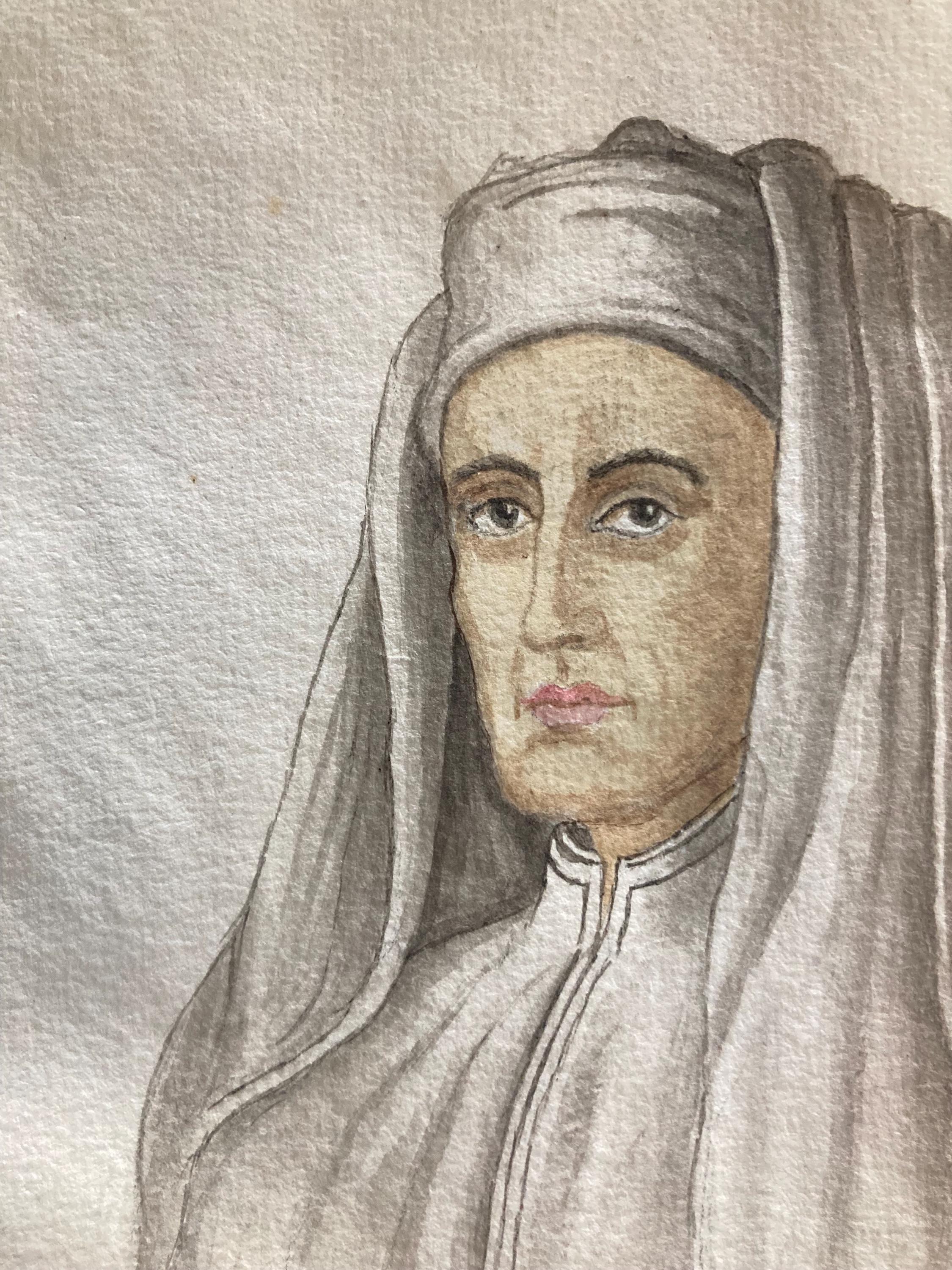 Antique Portrait of Giotto. - Etsy