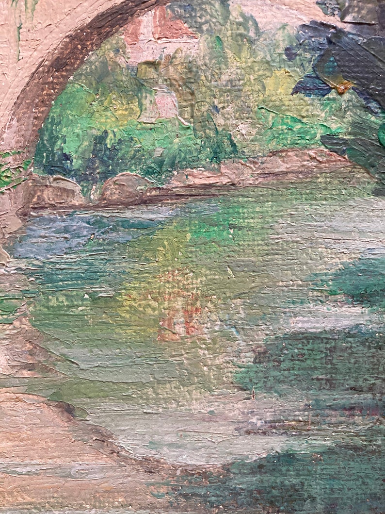 Maurice Martin 1894-1978. French Painter. Vieux Pont Oloron - Etsy