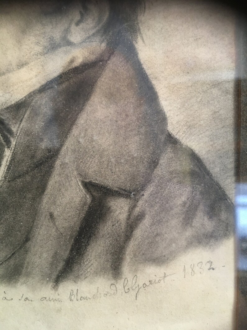 Paul Cesaire Gariot. Small Pencil Drawing. - Etsy