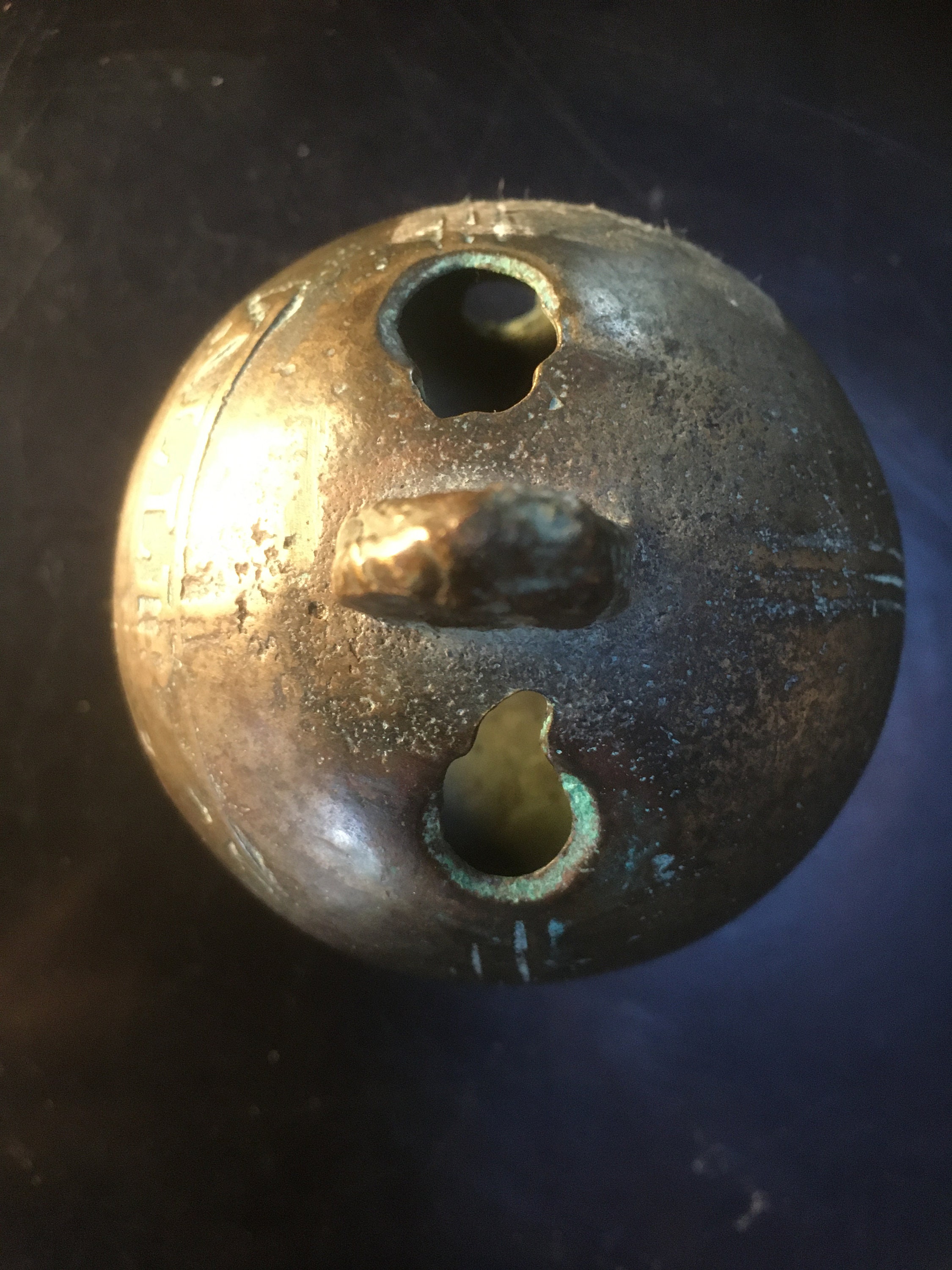 Antique Bronze Crotal Bell. Animal Bell - Etsy