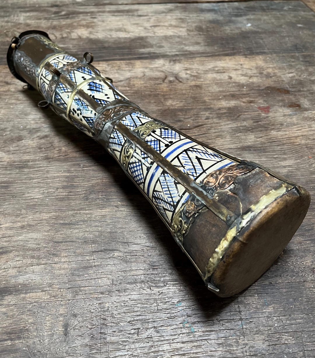 Antique North African Hand Drum. Darbouka. Taarija. - Etsy