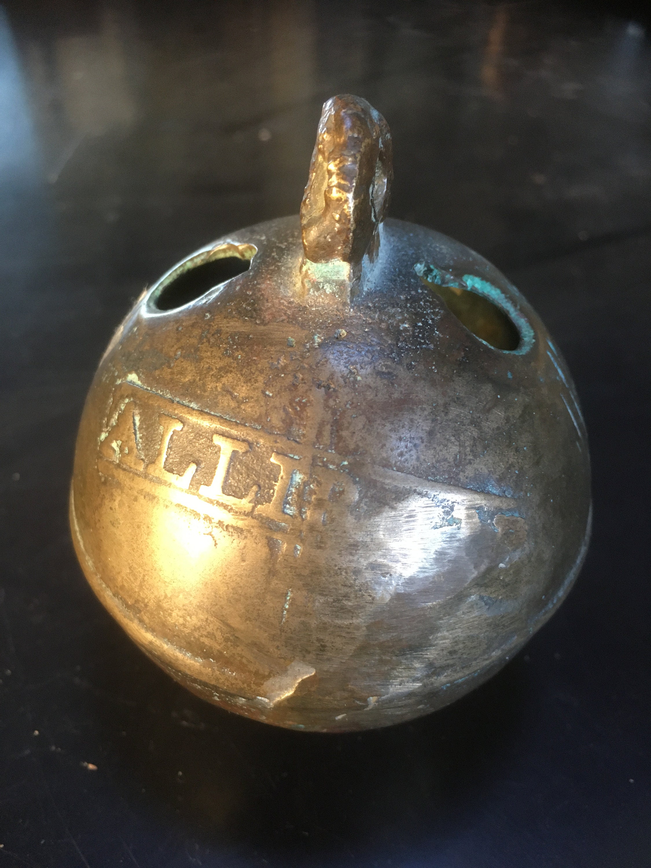 Antique Bronze Crotal Bell. Animal Bell - Etsy