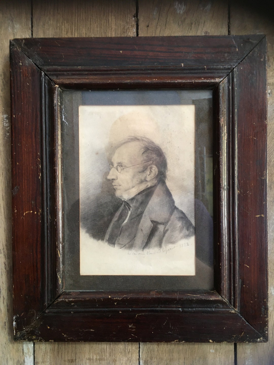 Paul Cesaire Gariot. Small Pencil Drawing. - Etsy