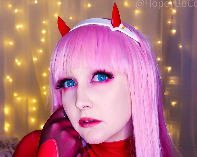 Zero Two Horns & Functional Hairband - Etsy