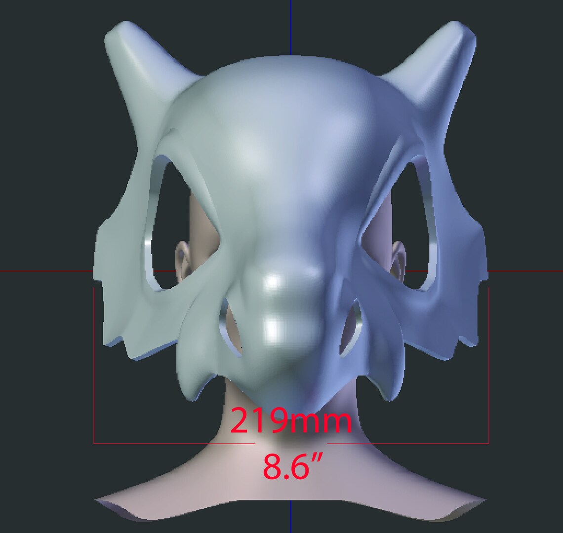 Cubone Skull Mask | Etsy