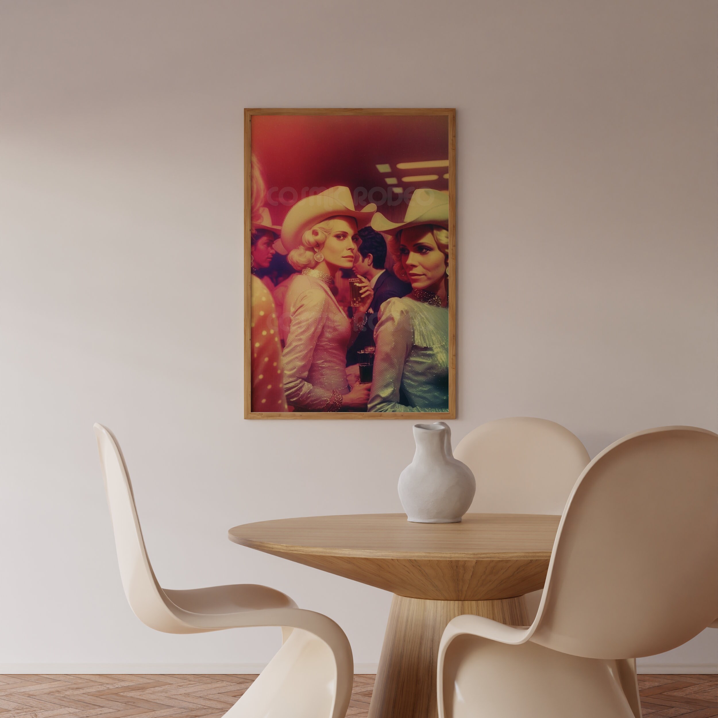 Space Cowgirl Party Wall Art (digital Download) - Etsy