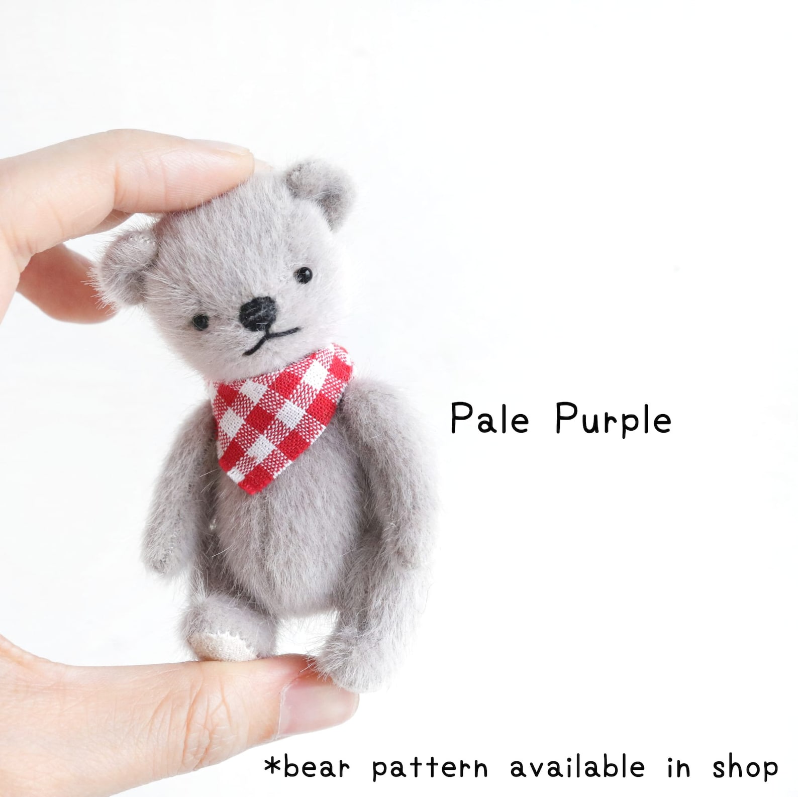 Mini Bear Fur Fabric Micro Plush Fabric for Miniature Bear Making ...
