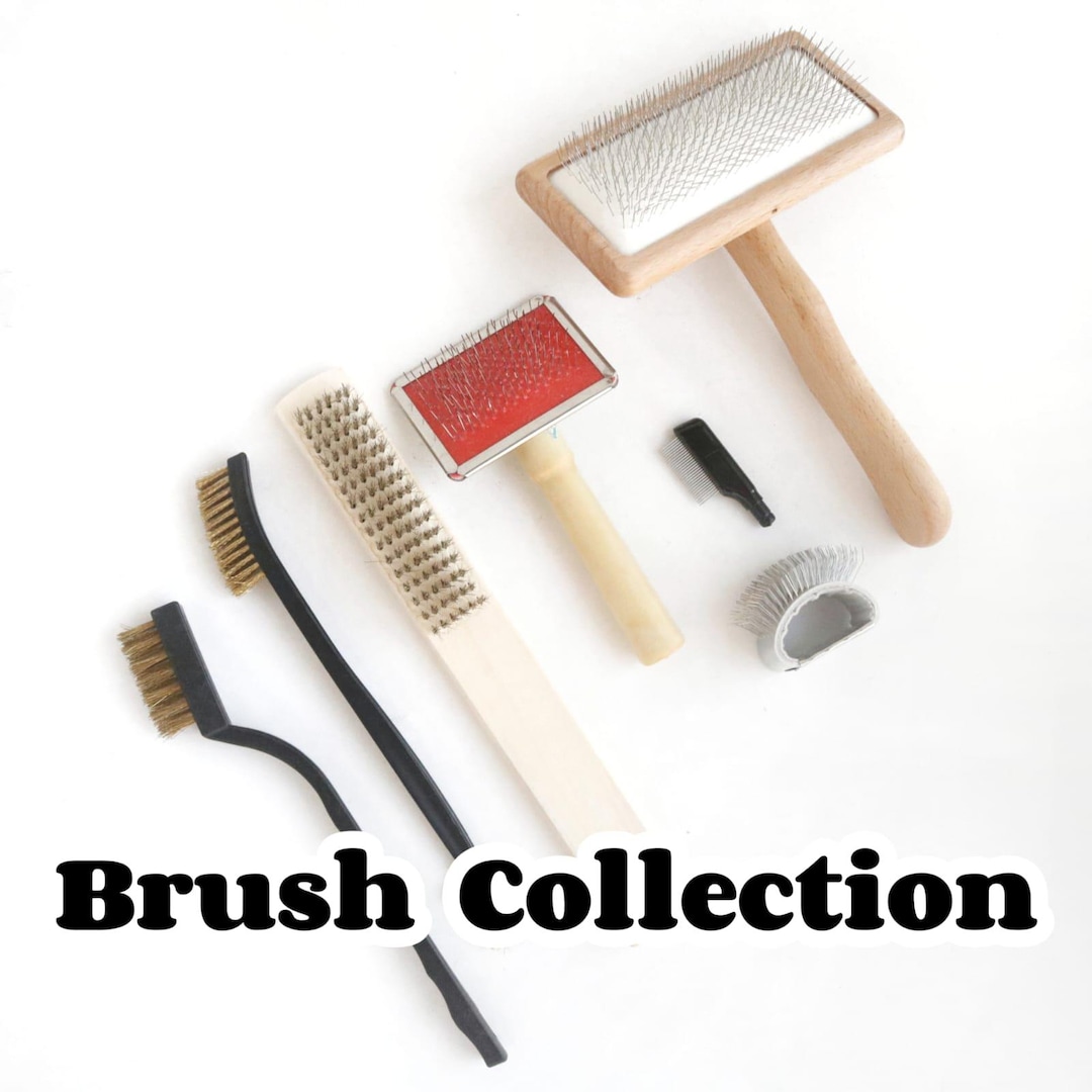 Brush for Craft Wool Brush Fingertip Brush Mini Wool Felt Brush Mohair ...