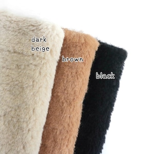 Teddy Bear Fur Fabric Faux Sherpa Fabric for Stuffed Animal - Etsy