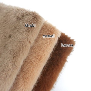 Soft Plush Fur Fabric Plushie Fur Furry Material Stuffed Animal Fur ...