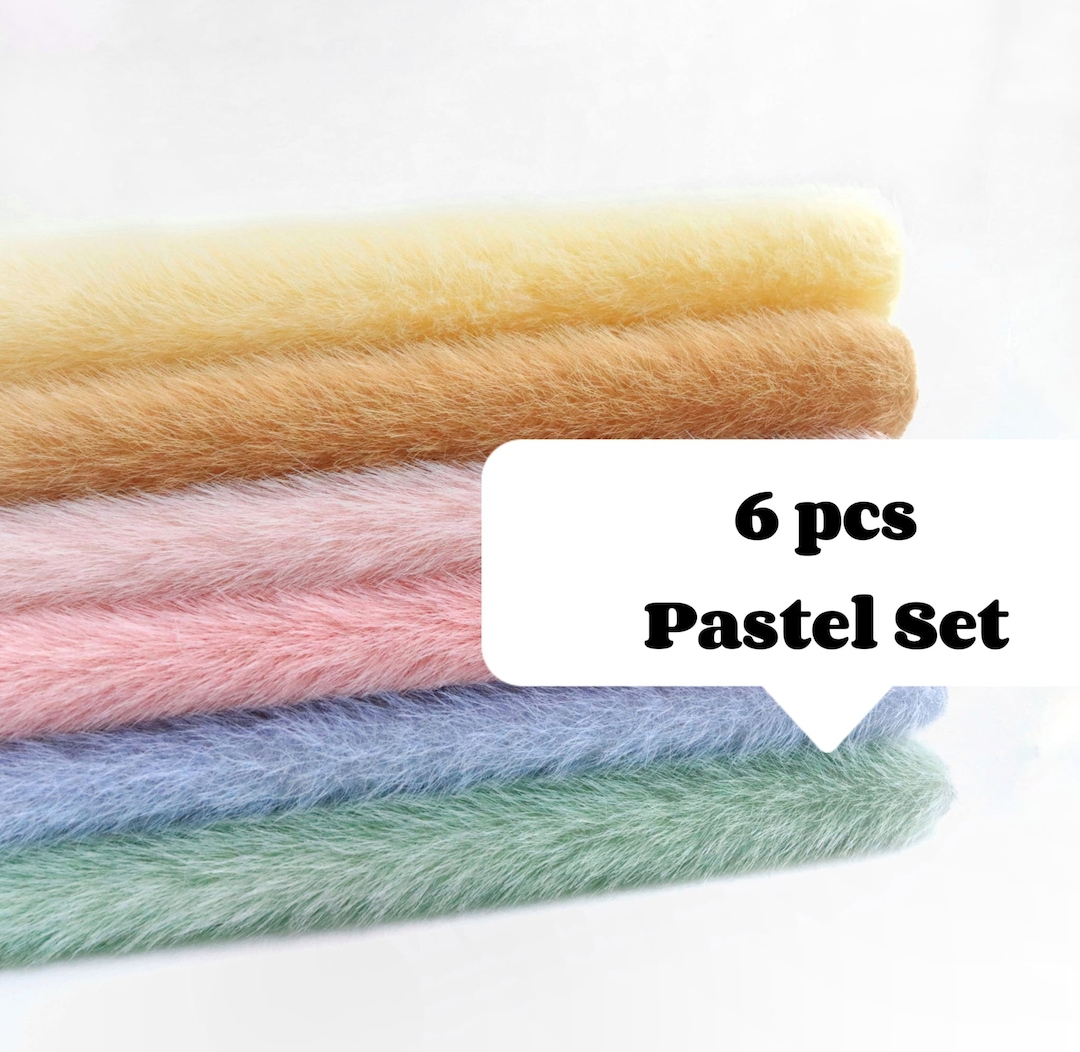 Matte Teddy Bear Fabric Soft Toy Fabric Long Pile Mini Bear Fabric for ...