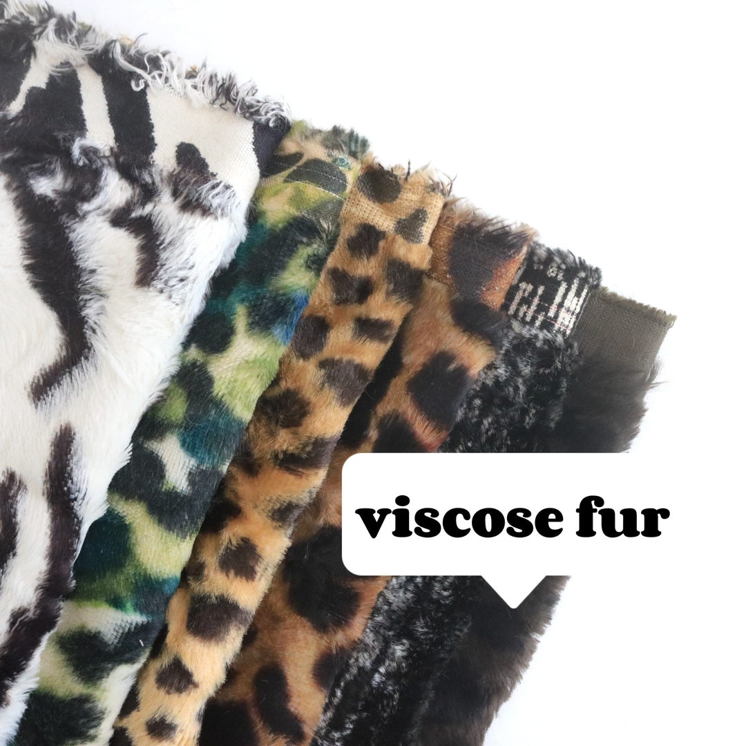 Leopard viscose fabric for teddy bear making zebra viscose fabric ...