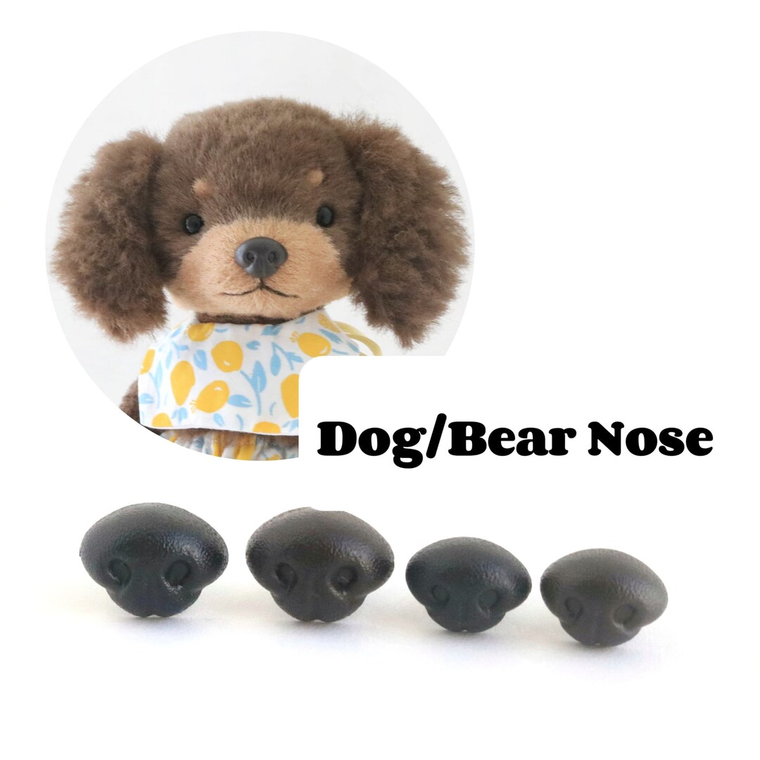 5pcs-plush Doll Nose Realistic Bear Nose Plastic Dog Nose Miniature Dog ...