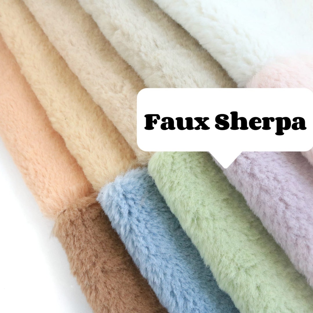 Teddy Bear Fur Fabric Faux Sherpa Fabric for Stuffed Animal - Etsy