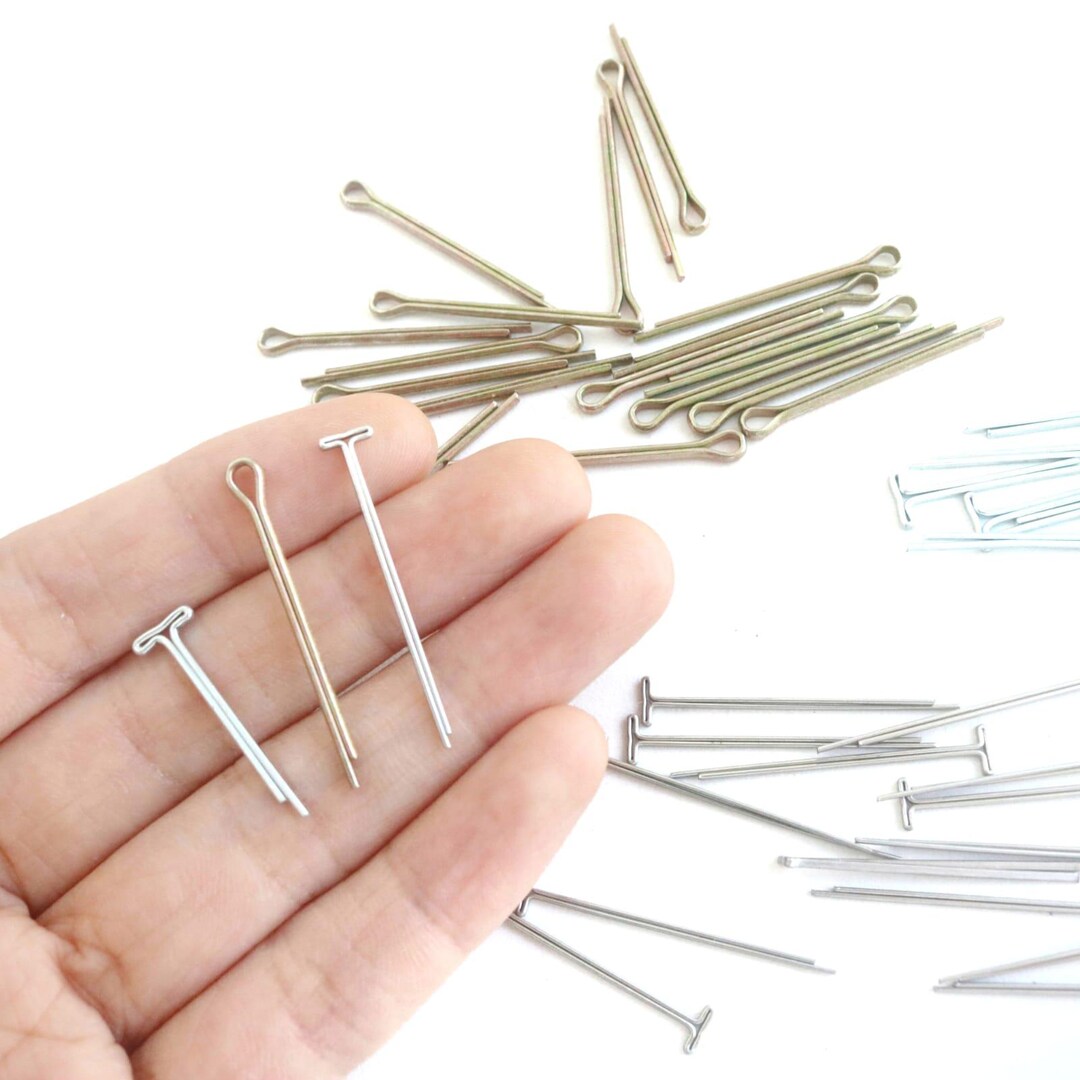 Teddy Bear Cotter Pin Bear Joints T Pins Head Cotter Pins O Pins Mini ...