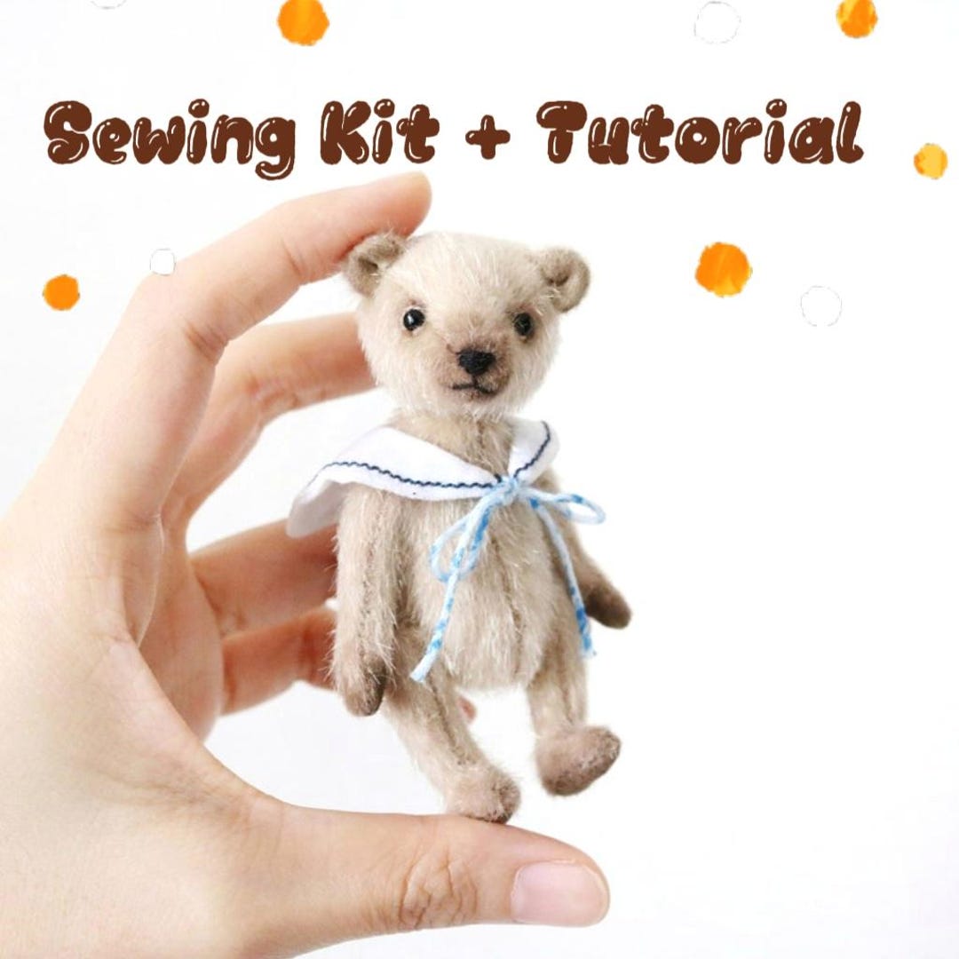 Kit-mini Bear Bear Sewing Kit Artist Teddy Bear Sewing Kit for ...