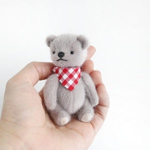 Mini Teddy Bear Sewing Pattern Artist Teddy Bear Pattern Miniature ...