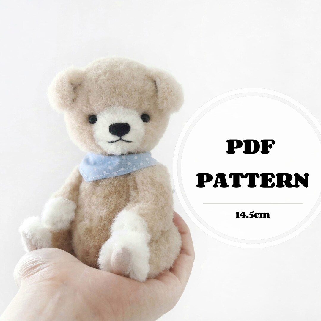 Dog Sewing Pattern Teddy Dog Pattern to Sew Puppy Sewing Pattern PDF ...