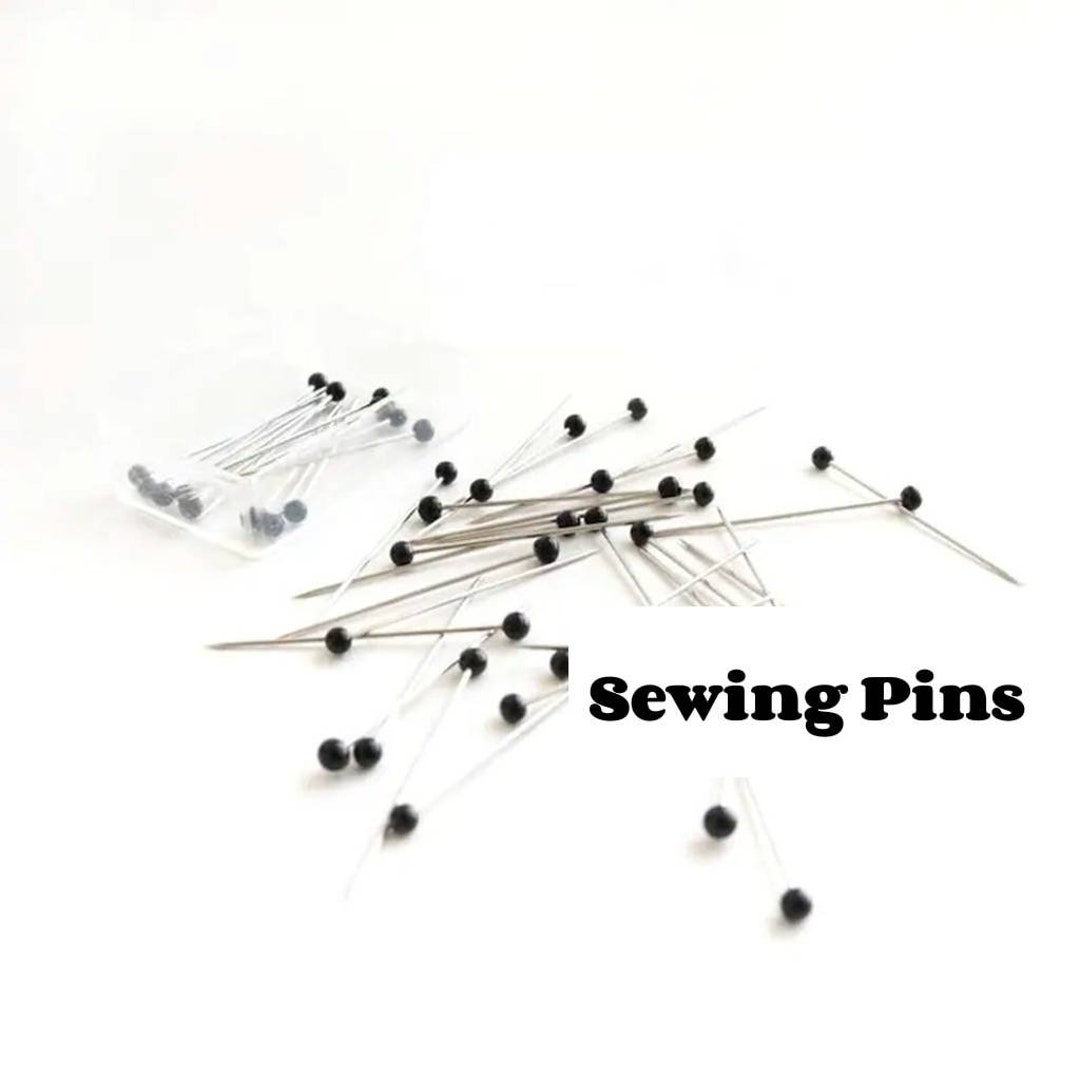 Quality Sewing Pins Glass Head Head Pin Black Stainless Steel for ...