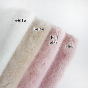 Soft Plush Fur Fabric Plushie Fur Furry Material Stuffed Animal Fur ...