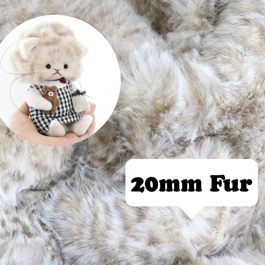 Luxury Fur Fabric 20mm Long Pile Leopard Pattern Fur Faux Fur Fake Fur ...