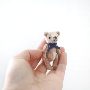 Miniature Bear Pattern to Sew Tiny Teddy Bear Sewing Pattern Mini Bear ...