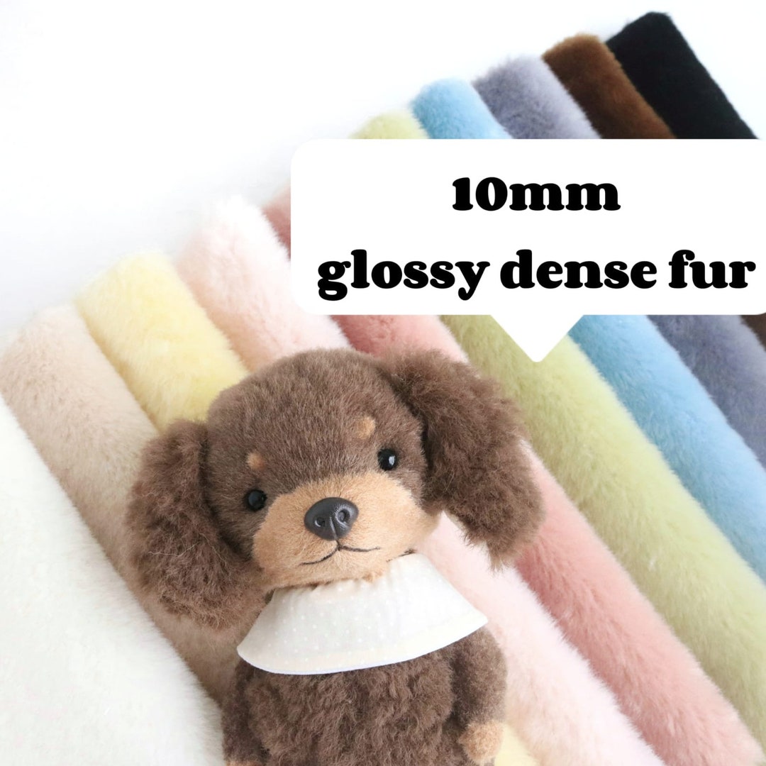 Glossy Dense Bear Fur 10mm Teddy Bear Fur Fabric Stuffed Animal Fabric ...