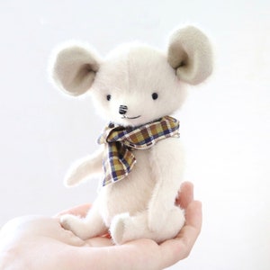 Teddy Mouse Pattern Artist Teddy Bear Sewing Pattern Mini Bear Sewing ...