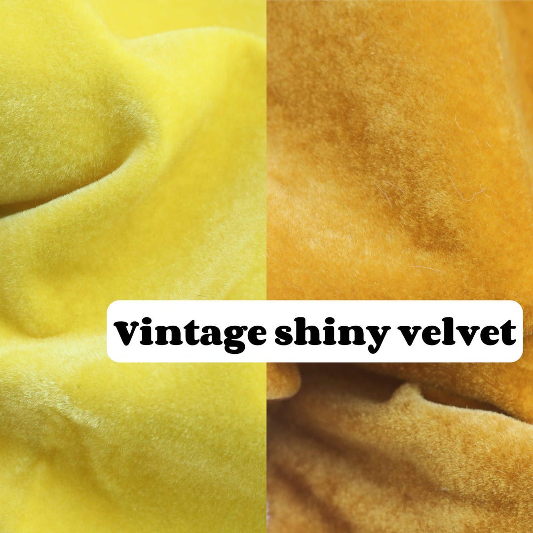 Sparkly Velvet Fabric for Miniature Bears Vintage Upholstery Fabric for ...