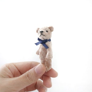 Miniature Bear Pattern to Sew Tiny Teddy Bear Sewing Pattern Mini Bear ...