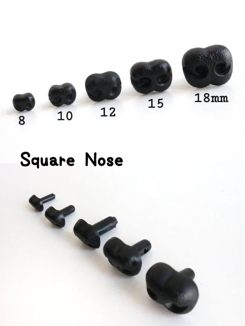 Realistic Dog Nose Bear Nose Accessories for Teddy Bear Stuffed Animal ...