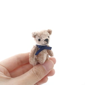 Miniature Bear Pattern to Sew Tiny Teddy Bear Sewing Pattern Mini Bear ...