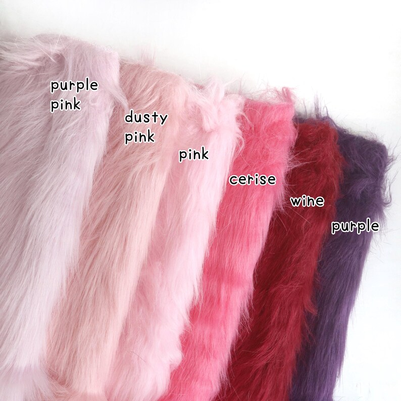Furry Fur Fabric Long Faux Fur Fursuite Fabric Fox Fake Fur Shaggy ...