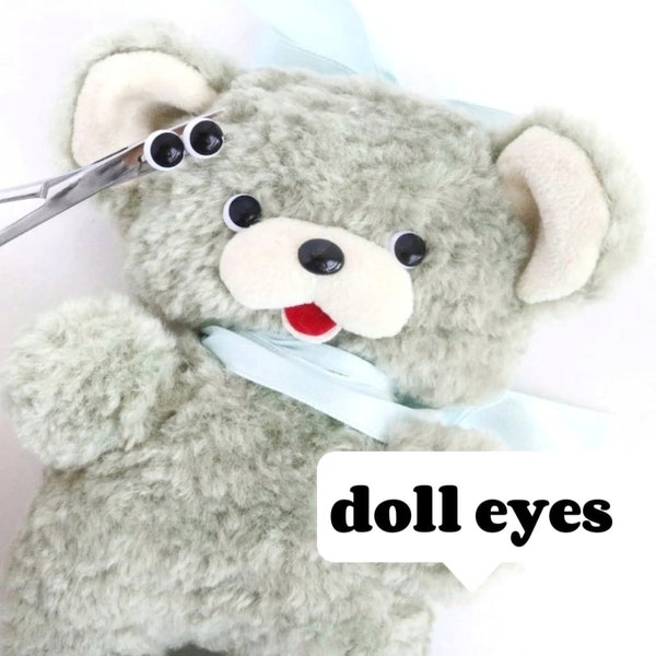 Button Eyes Doll - Etsy