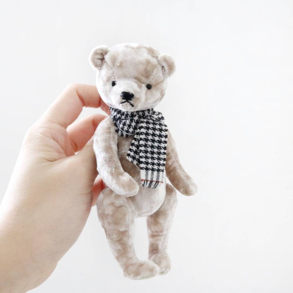 Classic Teddy Bear Sewing Pattern Artist Teddy Bear Pattern to Sew Mini ...