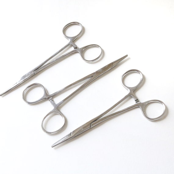 5 inch stainless steel straight forceps for artist teddy bear making ...
