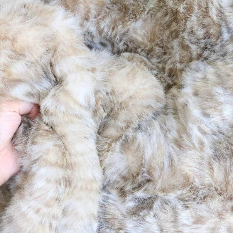20mm Leopard Pattern Fur Faux Fur Fake Fur Furry Material Art Doll ...