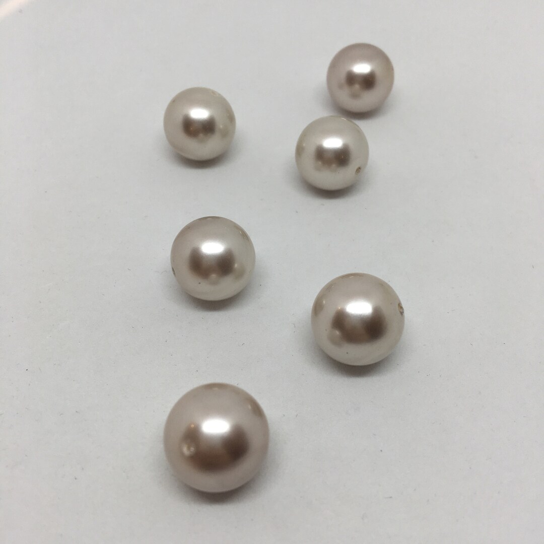Pearls of Mother-of-pearl Beige - 14mm - Etsy