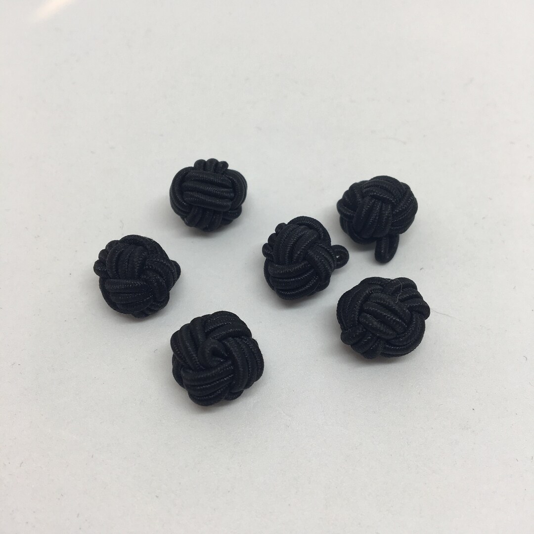 Elastic Black Button Attachments 12mm - Etsy Canada