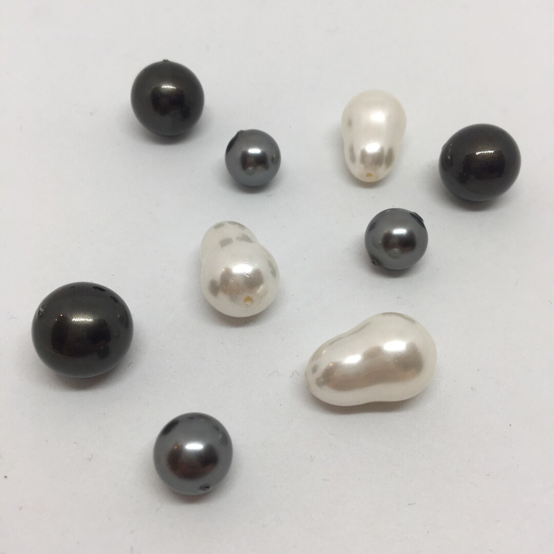 Bulk Pearls Round and Pearl Pears - Etsy