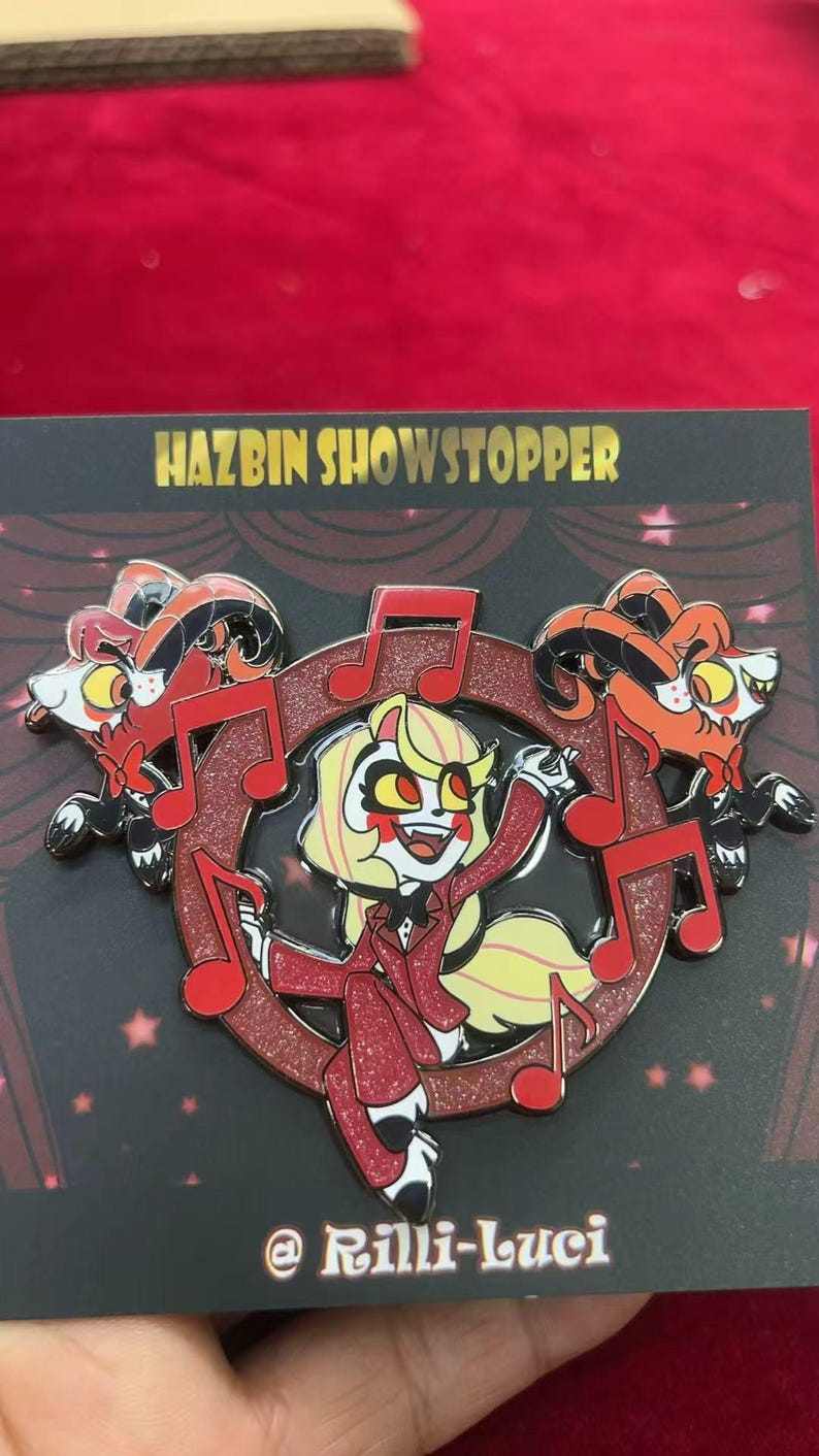 Hazbin Showstopper Enamel Pins - Wave 1 REMAKES - Etsy