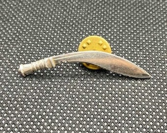 Silver Filigree Khukuri Brooch - Etsy