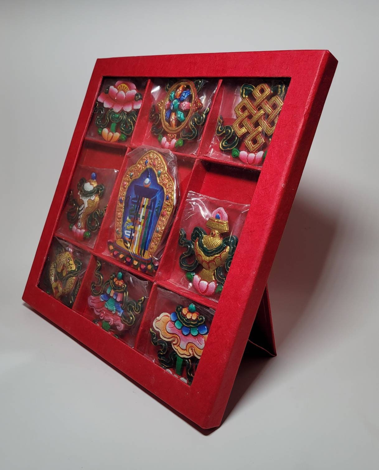 Astamangal Set Tashitage Set 8 Auspicious Symbol Set Wall Hanging ...