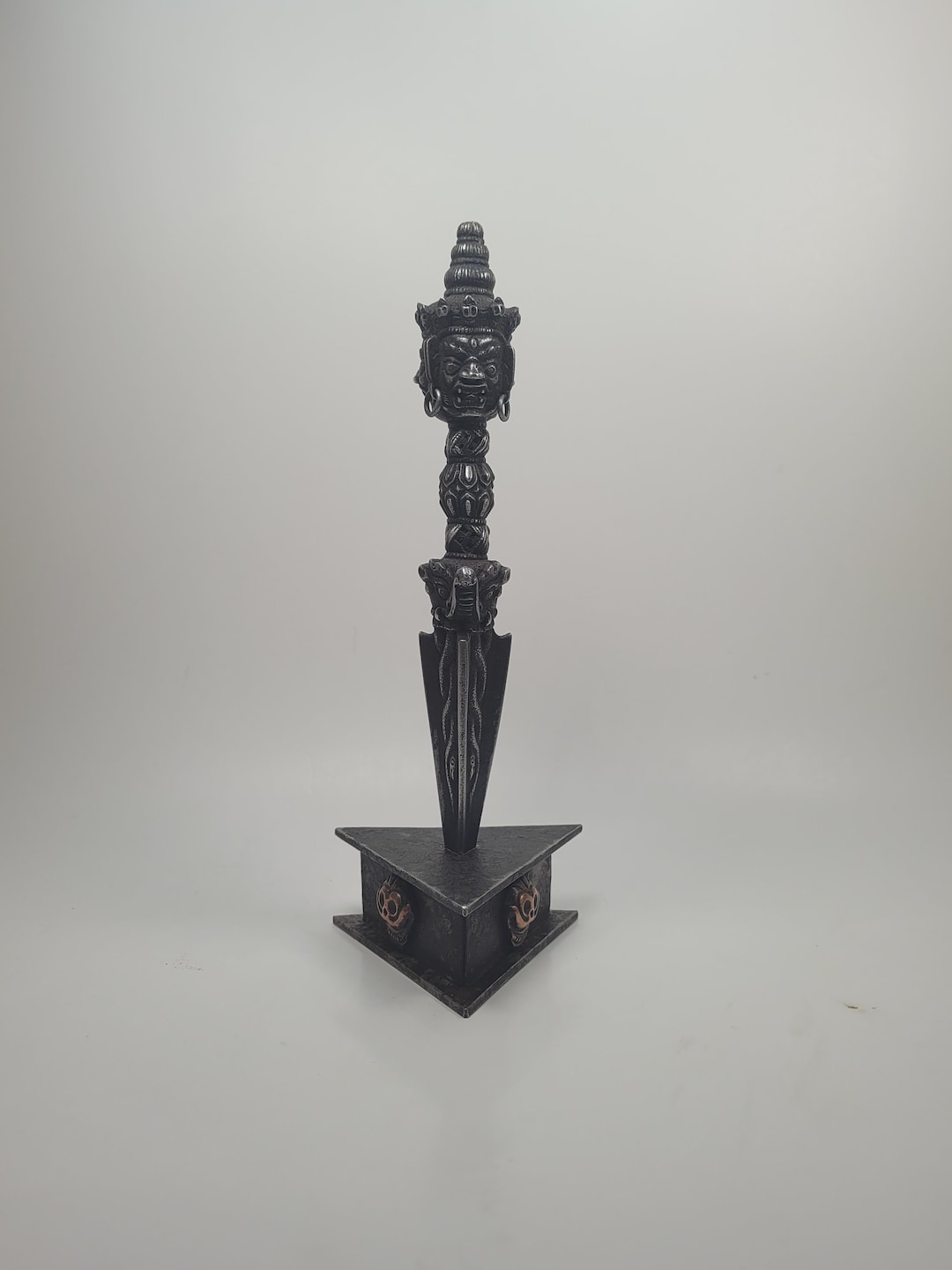 Bonpo Phurba | Iron Bonpo Phurba | Bon Budhism Phurba | - Etsy