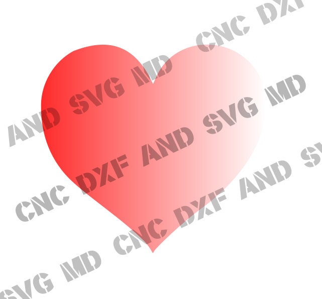 Heart SVG and DXF for CNC Plasma and Cutting Machines - Etsy