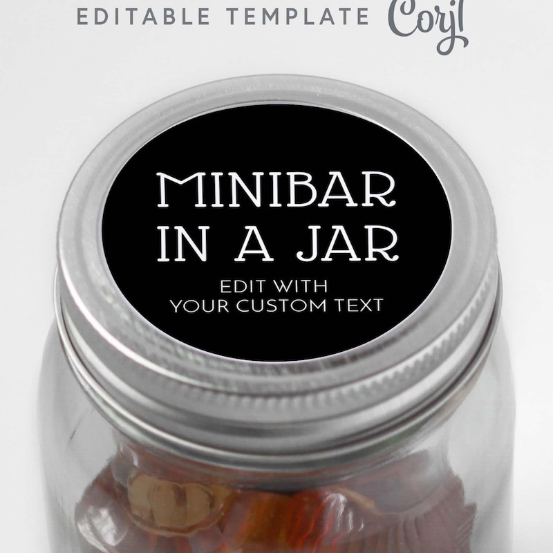 Mason Jar Lid Label - Etsy
