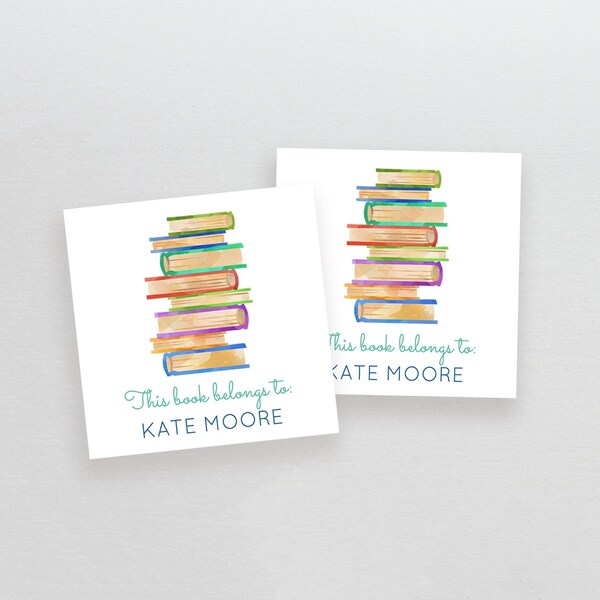 Book Belongs To - Etsy